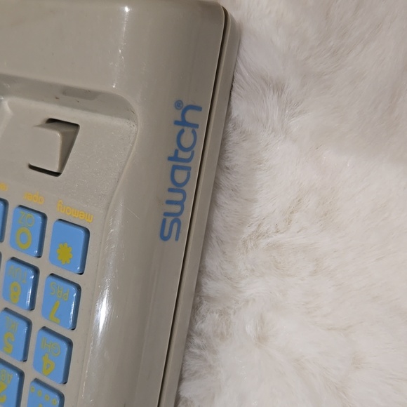 Swatch | Other | Vintage Swatch Twin Phone Like New Retro Colors Blue ...